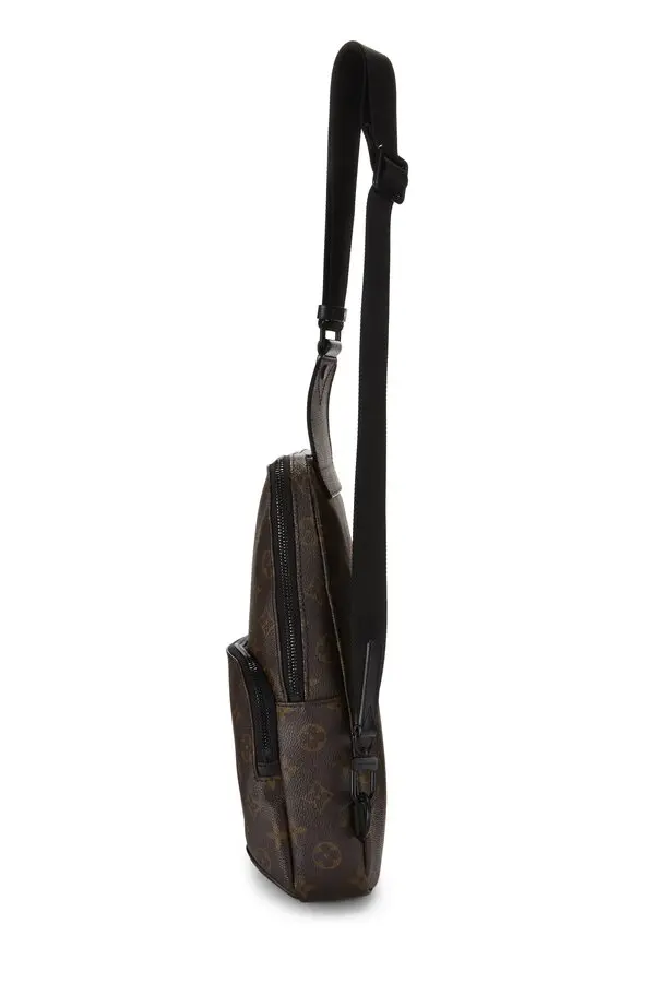 LOUIS VUITTON Monogram Macassar Avenue Sling