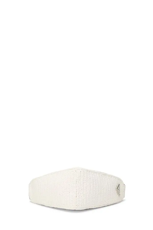 Prada Raffia Triangle Shoulder Bag