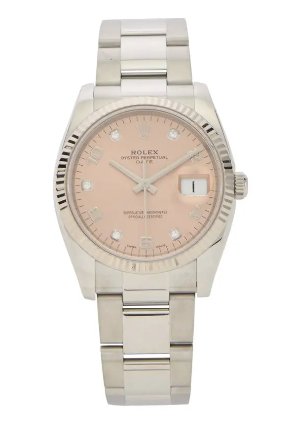 Rolex Datejust Diamond Dial 115234 34mm - Silver