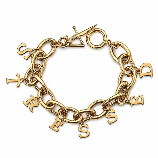 OUTOFOFFICE Stressed Charm Bracelet