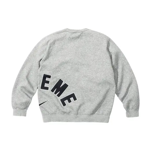 Supreme X Nike Arc Crewneck 'grey Black