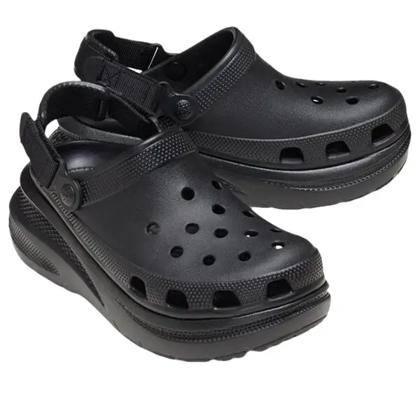 CROCS New Crush Dynamic Puff Classic Clogs - Black