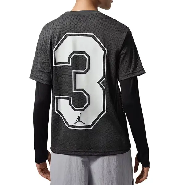 JORDAN Flight Girlfriend T-shirt - Anthracite