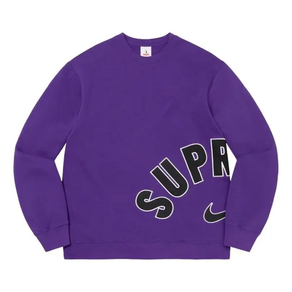 Supreme X Nike Arc Crewneck - Purple