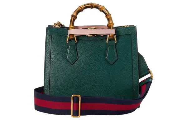 Gucci Diana Small Tote Bag - Dark Green