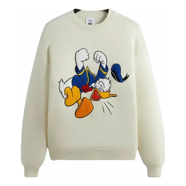 Kith X Disney Mickey & Friends Donald Duck Vintage Crewneck 'sandrift - Beige