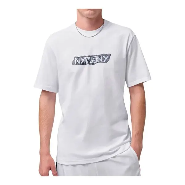 JORDAN Sport Dri-fit T-shirt 'white Black