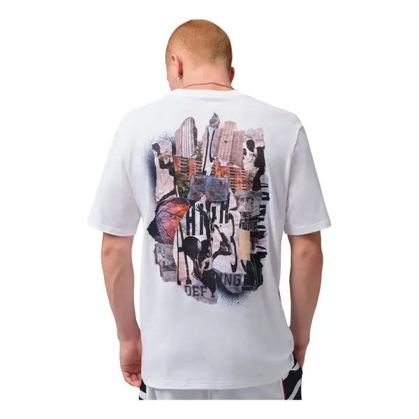 JORDAN Sport Dri-fit T-shirt 'white Black