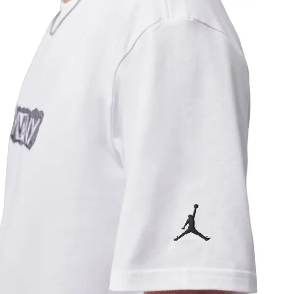 JORDAN Sport Dri-fit T-shirt 'white Black