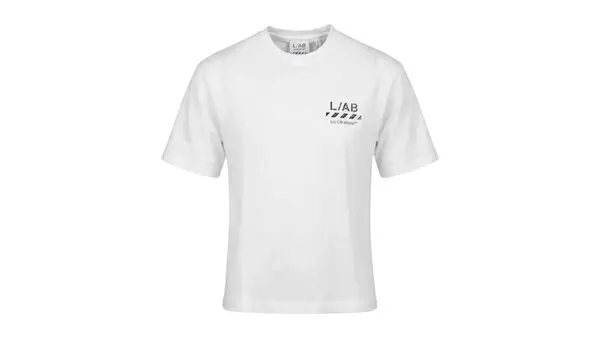 Off-White Off Diag Short Sleeve Tee Shirt - White
