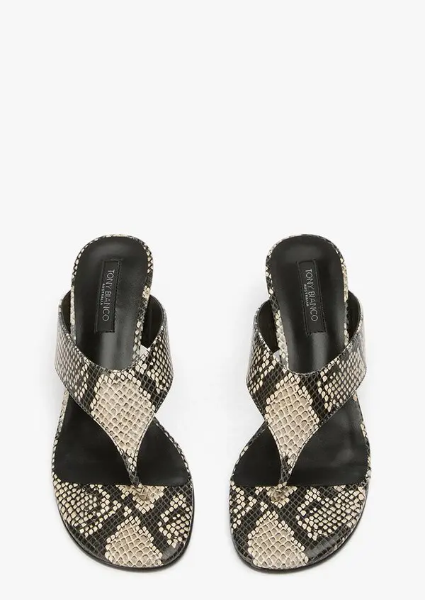 TONY BIANCO Eliza - Ecru Snake