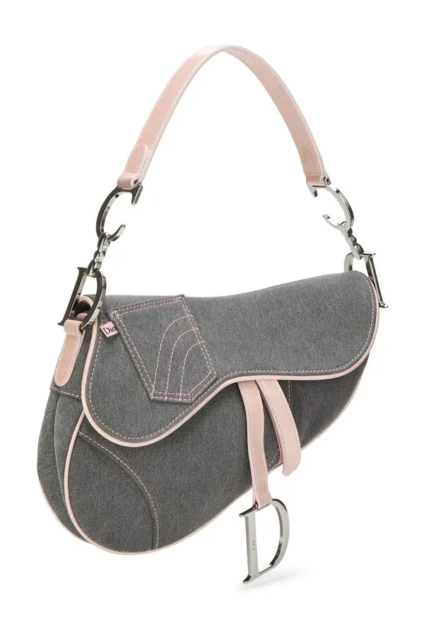 Dior Denim Saddle Bag