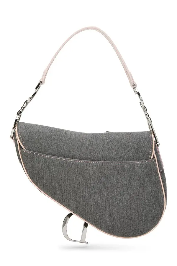 Dior Denim Saddle Bag