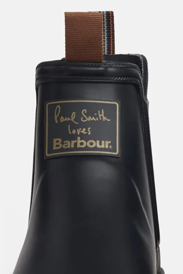 Barbour X Paul Smith Chelsea Wellington Boots - Blue