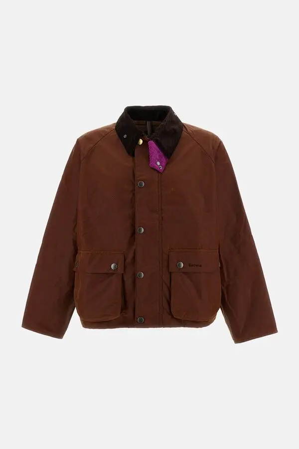 Barbour X Paul Smith Giacca Transport Wax - Brown