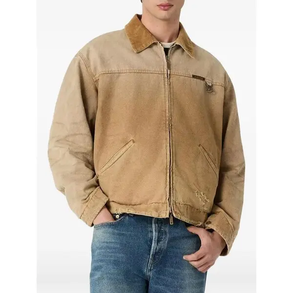 GOLDEN GOOSE Neutrals Jackets Bomber Jackets - Cream