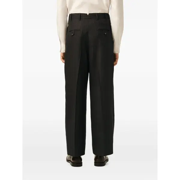 AMI Paris Grey Trousers Tailored Trousers