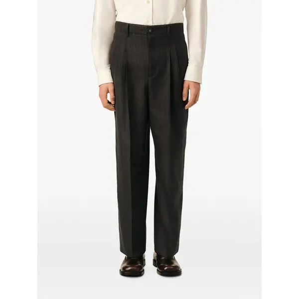AMI Paris Grey Trousers Tailored Trousers