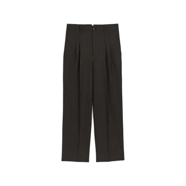 AMI Paris Grey Trousers Tailored Trousers - Gray