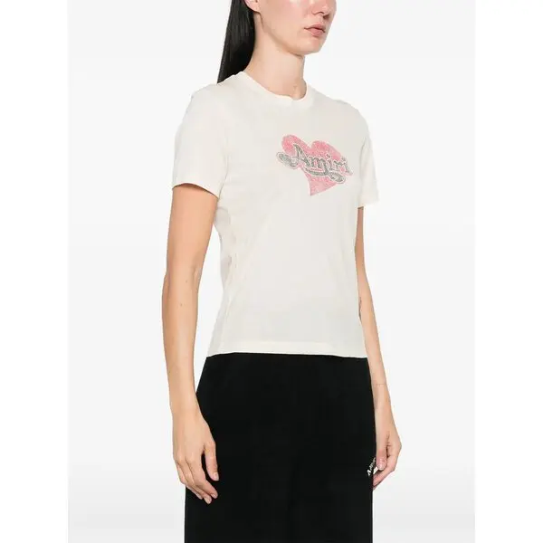 Amiri Neutrals Tops T-shirts & Jerseys