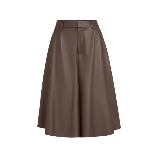 Brunello Cucinelli Shorts Leather & Faux Leather Shorts