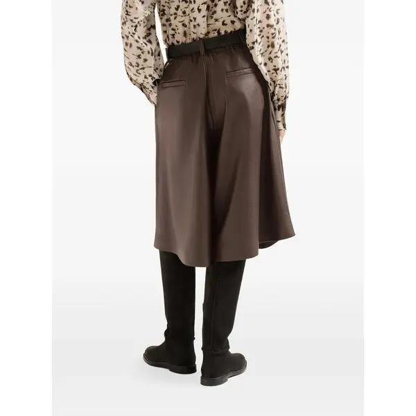 Brunello Cucinelli Shorts Leather & Faux Leather Shorts