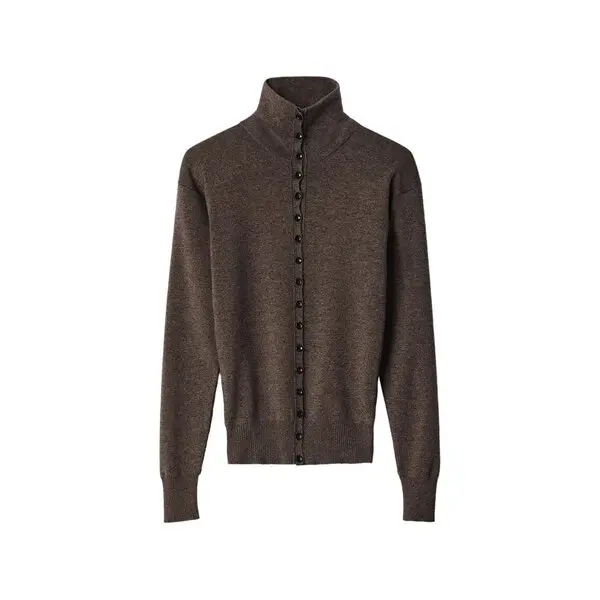 LEMAIRE Tops Cardigans - Brown
