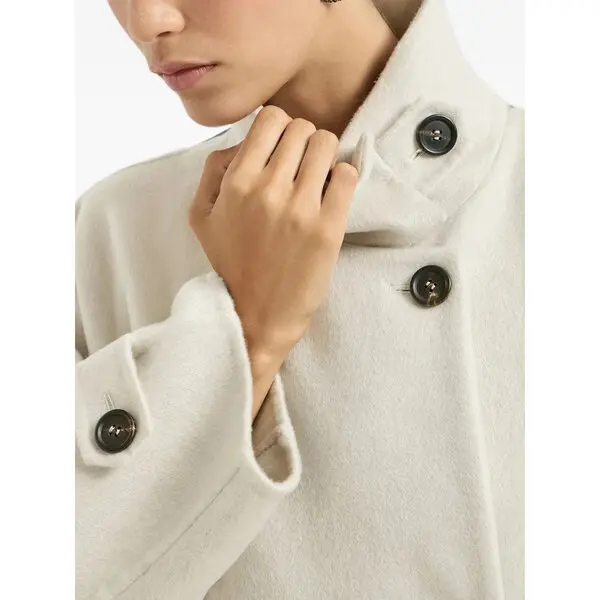 Brunello Cucinelli Neutrals Coats Single Breasted Coats