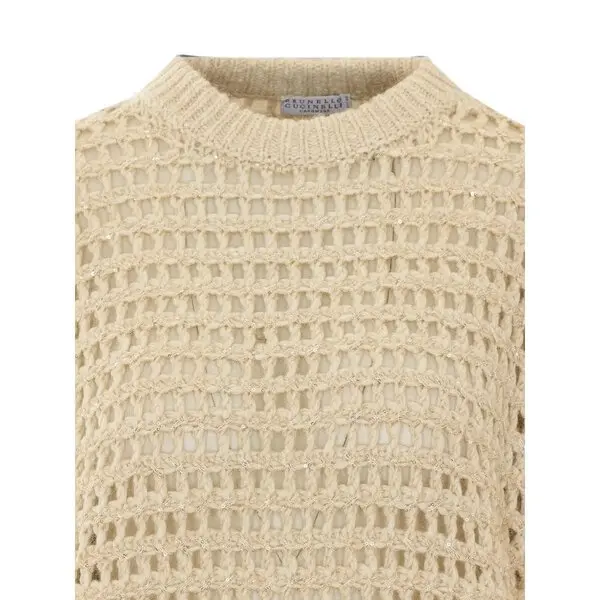 Brunello Cucinelli Neutrals Knitwear Jumpers - Cream
