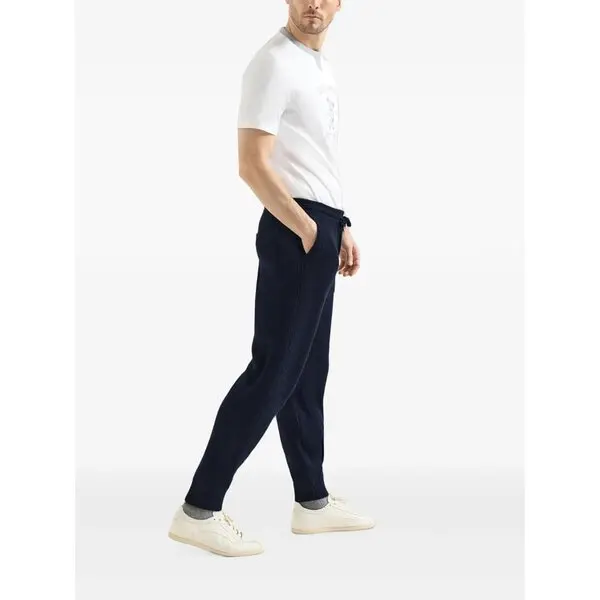 Brunello Cucinelli Trousers Track Pants - Blue