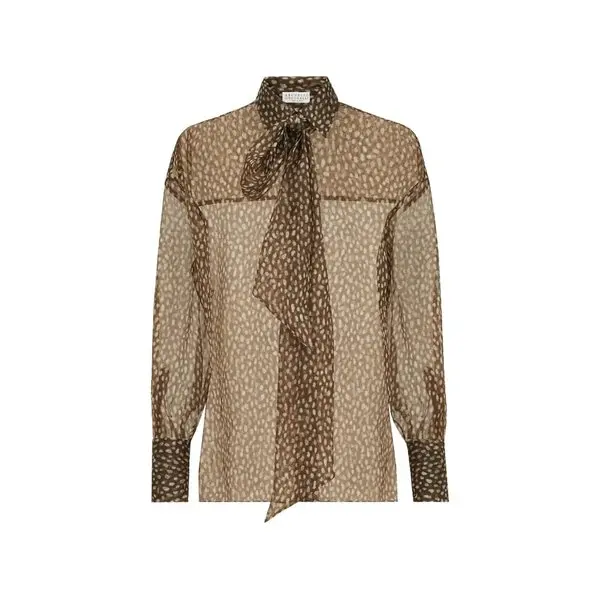 Brunello Cucinelli Tops Shirts - Brown