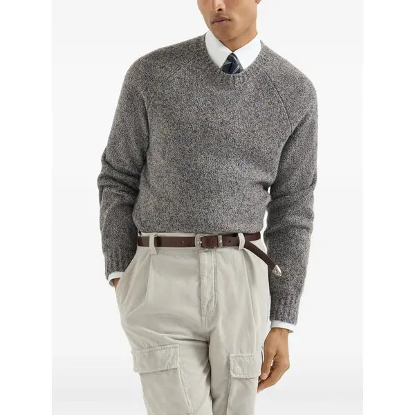 Brunello Cucinelli Grey Sweaters & Knitwear Jumpers