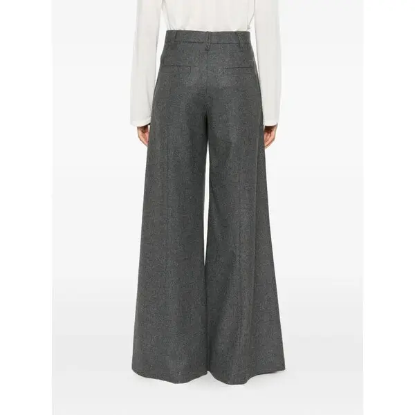 Brunello Cucinelli Grey Trousers Palazzo Pants