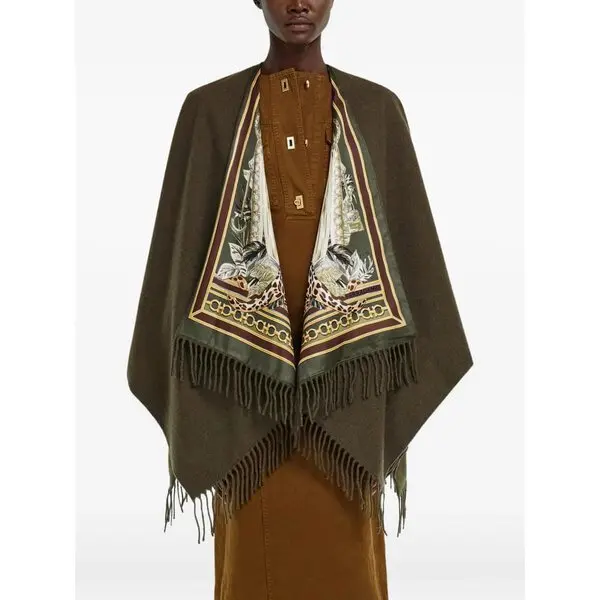 FERRAGAMO Jackets Capes & Ponchos - Green