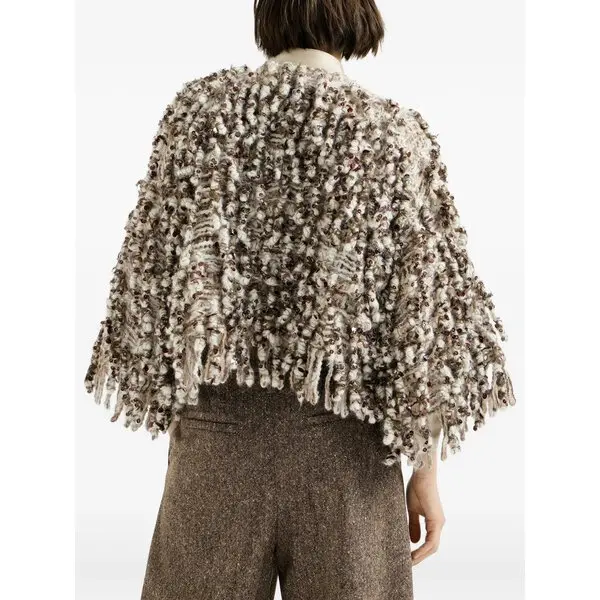 Brunello Cucinelli Neutrals Knitwear Cardigans