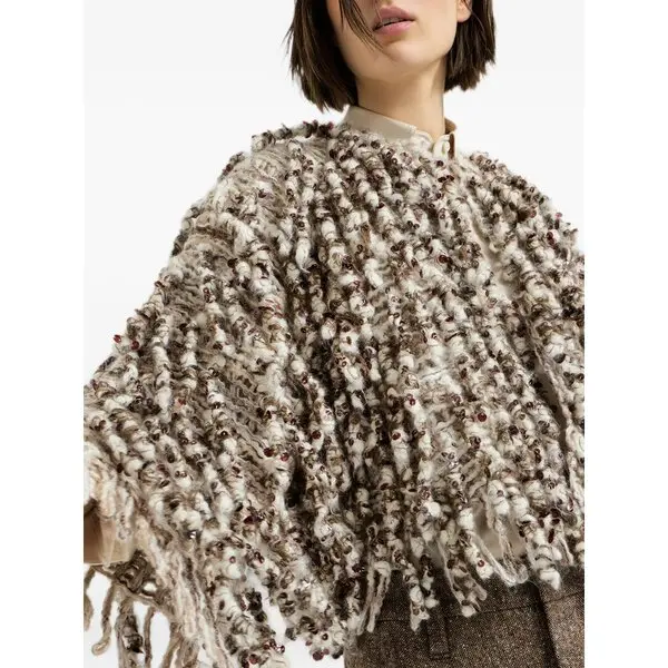 Brunello Cucinelli Neutrals Knitwear Cardigans