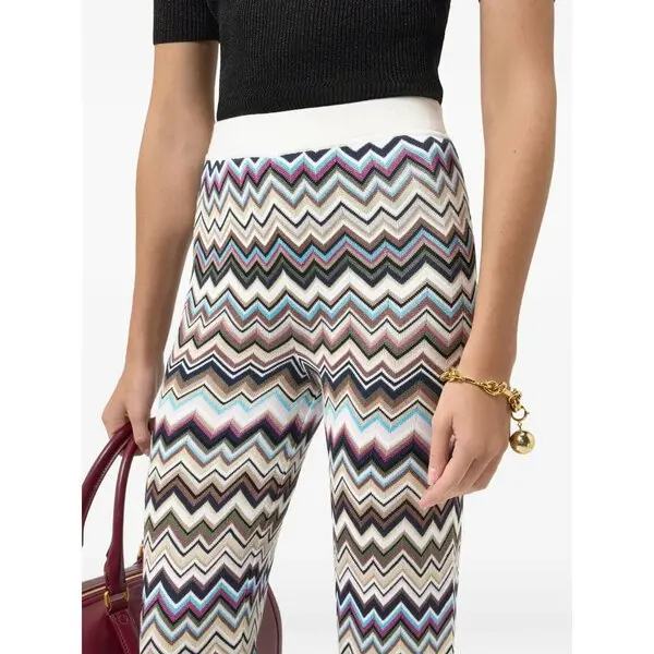 Missoni Trousers Flared Trousers - White