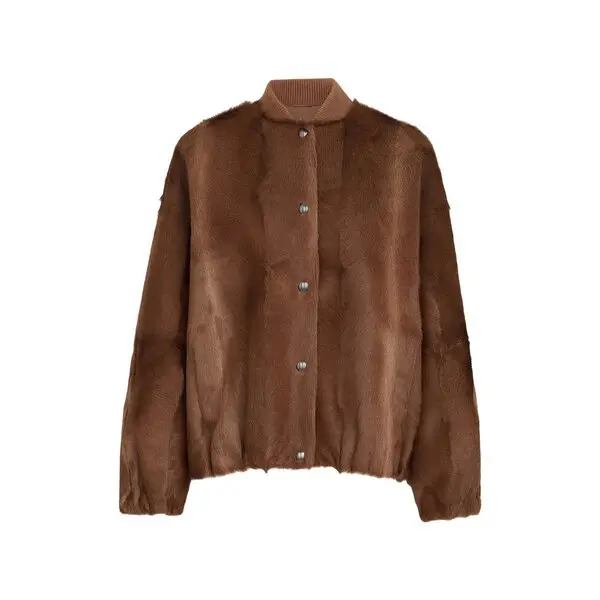 Brunello Cucinelli Jackets Faux Fur & Shearling Jackets