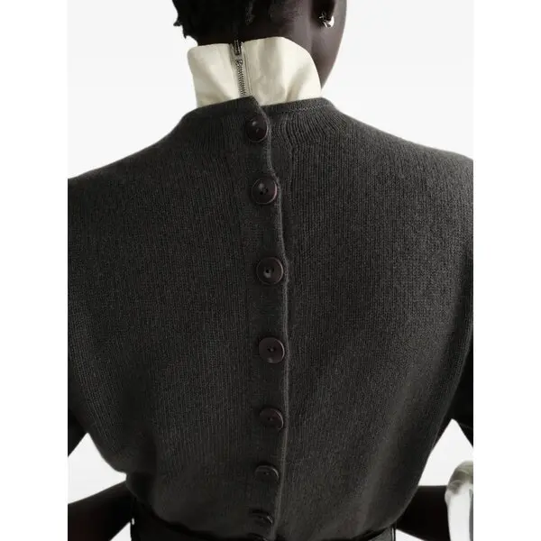 LEMAIRE Grey Tops Cardigans