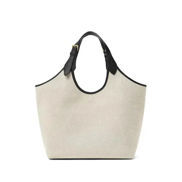 Versace Neutrals Tote Bags - Cream