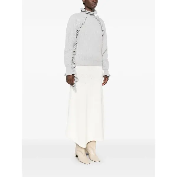 Blumarine Grey Knitwear Jumpers