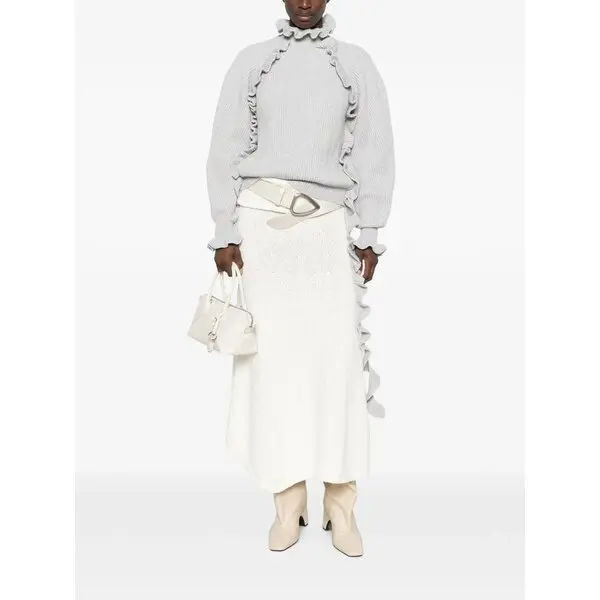 Blumarine Grey Knitwear Jumpers