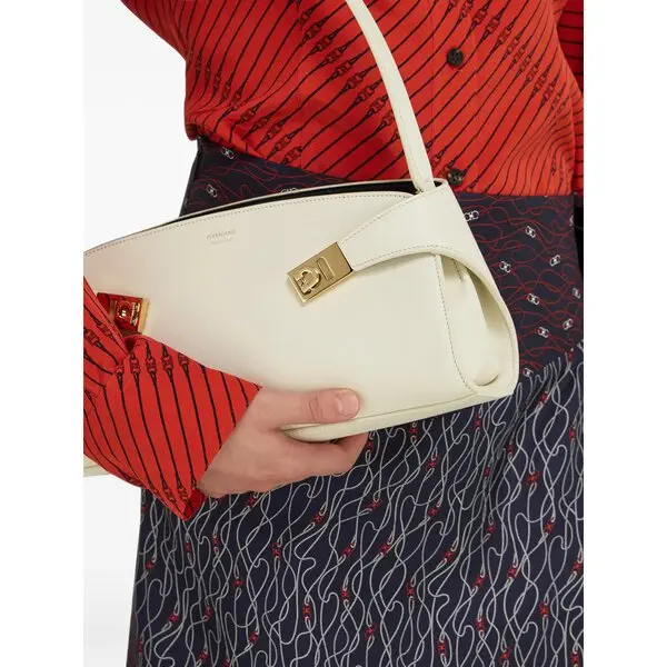 FERRAGAMO Neutrals Shoulder Bags