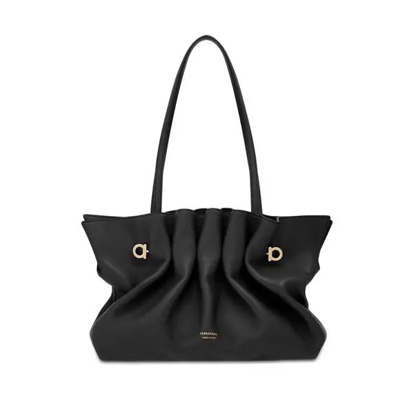 FERRAGAMO Shoulder Bags - Black