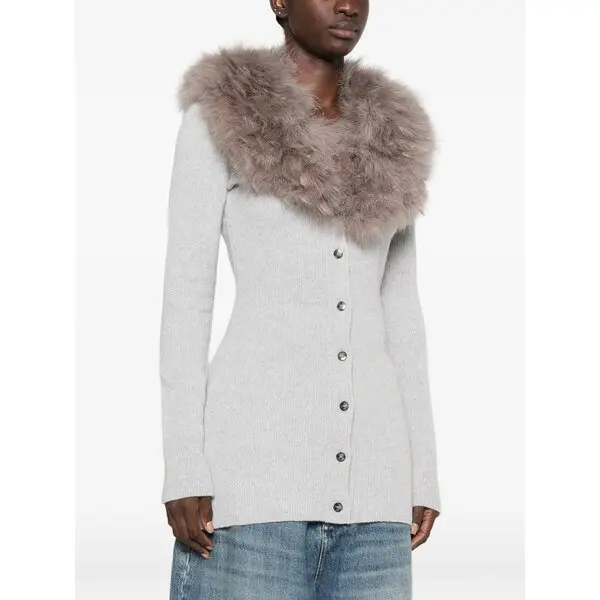 Blumarine Grey Knitwear Cardigans