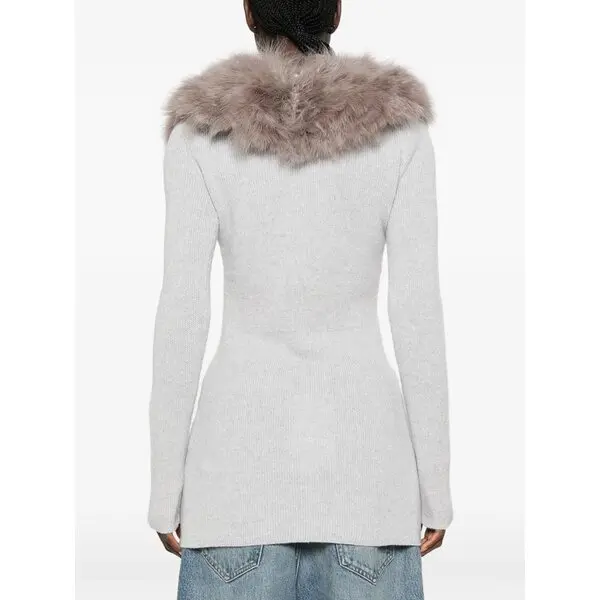 Blumarine Grey Knitwear Cardigans