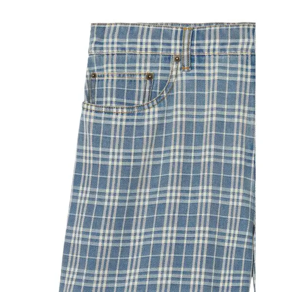 Burberry Denim Loose-fit Jeans - Blue