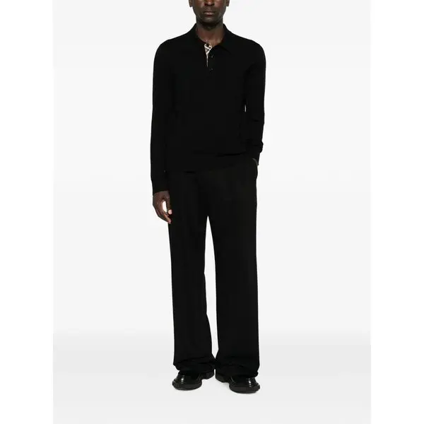 Burberry Polo Shirts Jumpers - Black