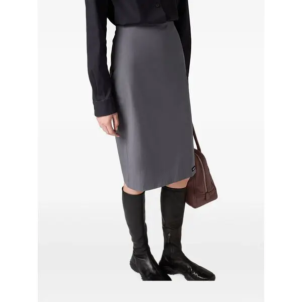 Miu Miu Grey Skirts Pencil Skirts