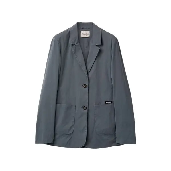 Miu Miu Grey Jackets Blazers